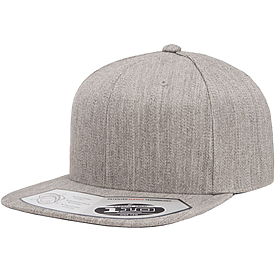 FLEXFIT Wool Blend Flat Bill Snap Back Cap | Carolina-Made