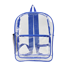 LIBERTY BAGS Large 17" Heavy Duty Clear Backpack | Carolina-Made