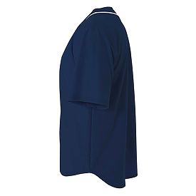 A4 Apparel Short Sleeve Full Button Baseball Top | Carolina-Made