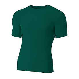 A4 Apparel Youth Short Sleeve Compression Crew | Carolina-Made