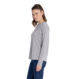 Next Level Women's Cotton Relaxed Long Sleeve T-shirt | Carolina-Made