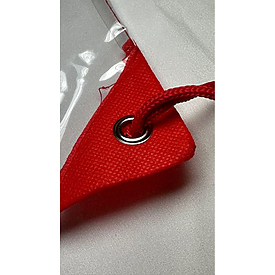 LIBERTY BAGS Clear Drawstring Pack | Carolina-Made