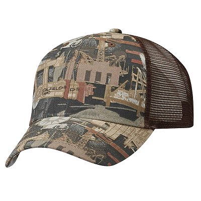 KATI HEADWEAR Oilfield Camo /w Mesh Back Cap | Carolina-Made