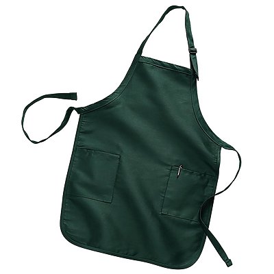 Q-Tees 7.5oz Full-Length Apron with Pockets | Carolina-Made