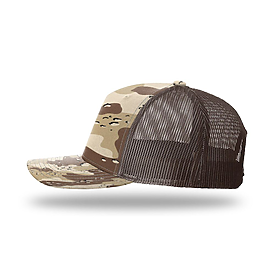 Richardson Five-Panel Printed Trucker Cap | Carolina-Made