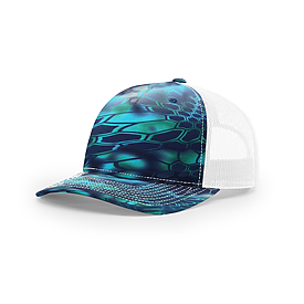 Richardson Five-Panel Printed Trucker Cap | Carolina-Made