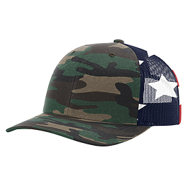 Richardson Printed Mesh Trucker Cap | Carolina-Made