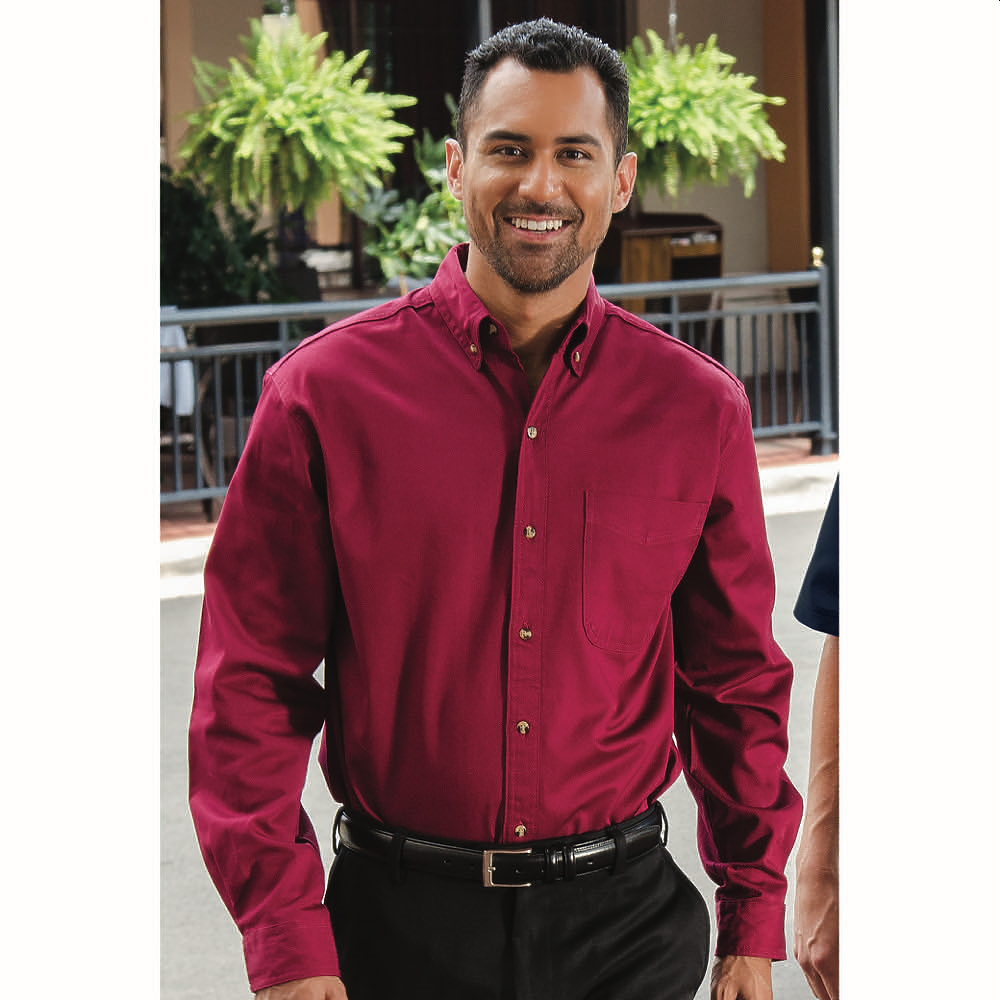 Jonathan Corey Teflon Twill Long Sleeve Shirt | Carolina-Made