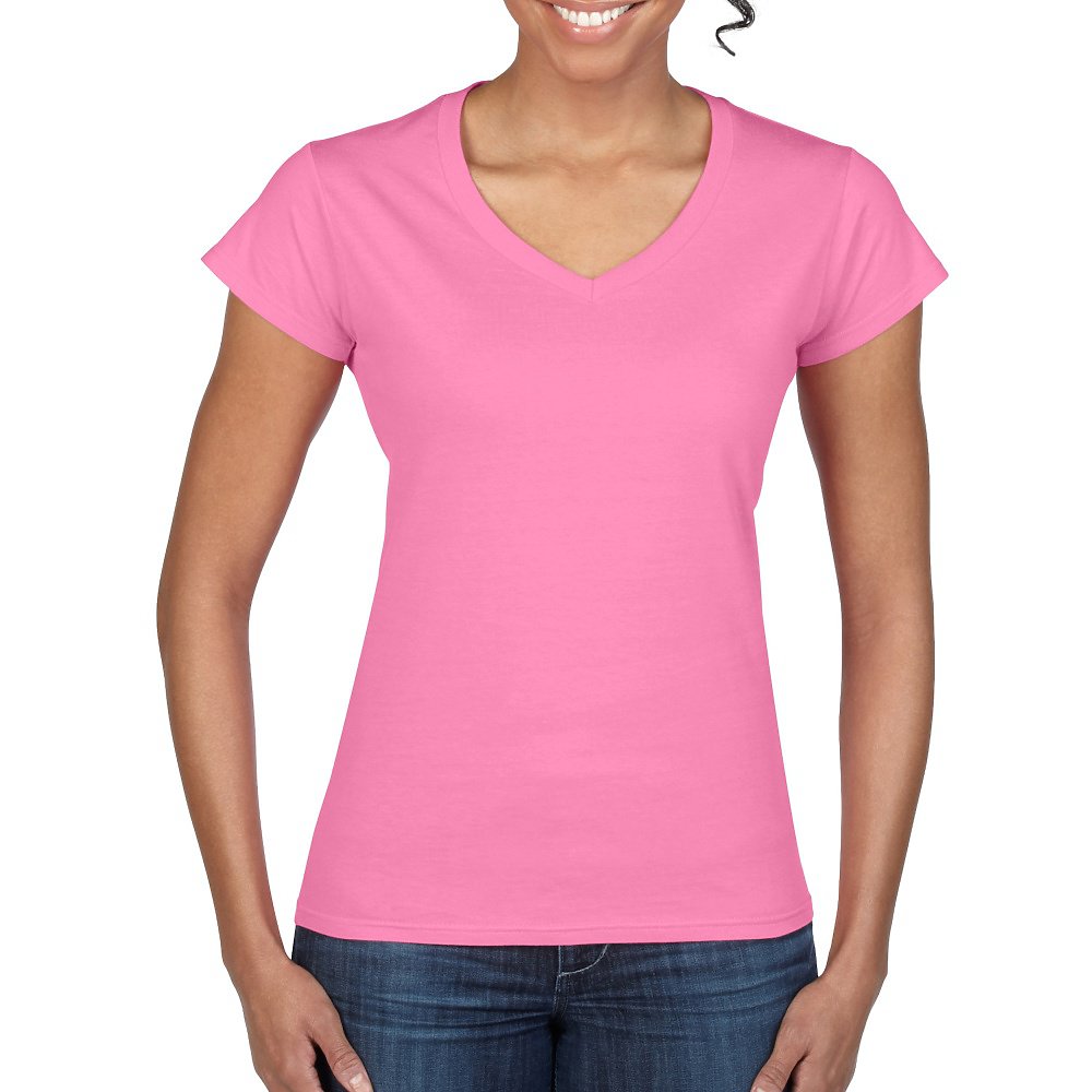 Gildan 4 5oz Ladies V Neck T Carolina Made