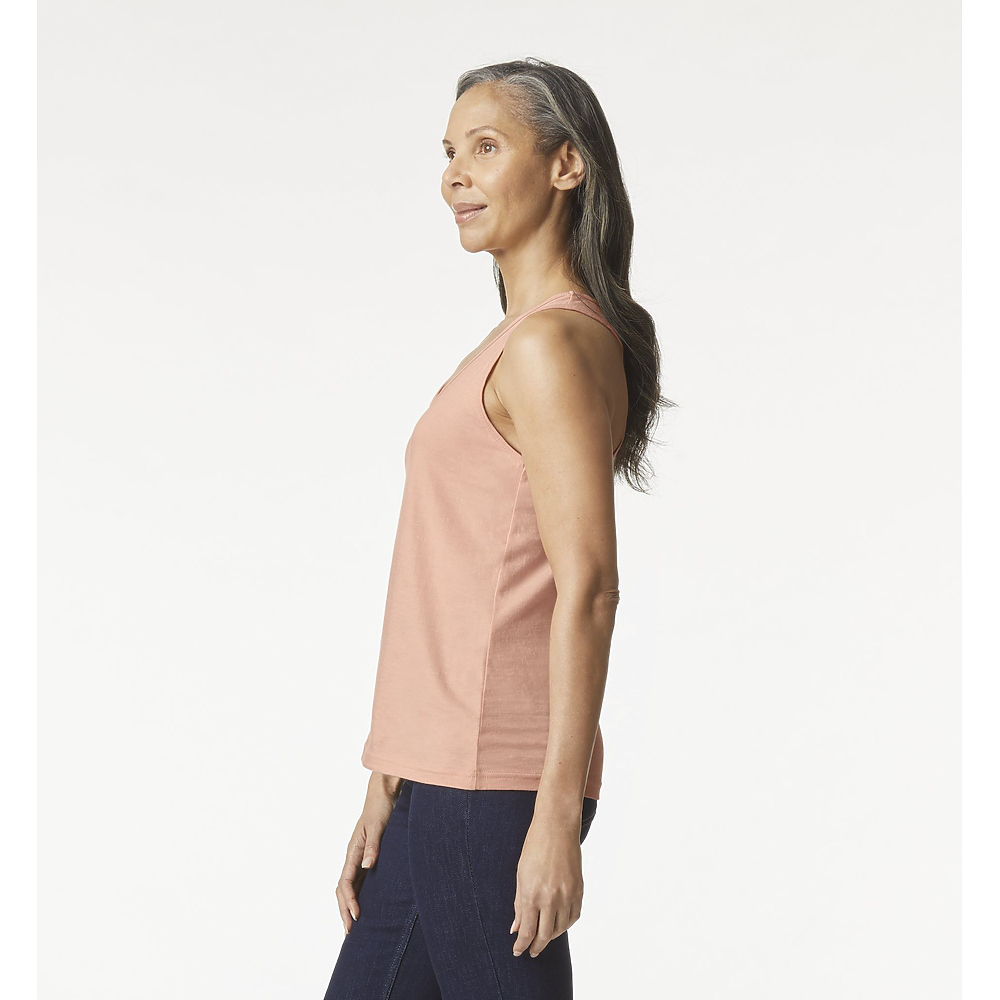 Gildan Softstyle CVC Ladies' Racerback Tank | Carolina-Made