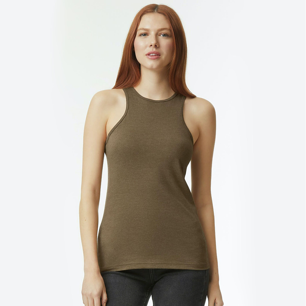 American Apparel CVC Women's Racerneck Tank | Imprintable-Wear