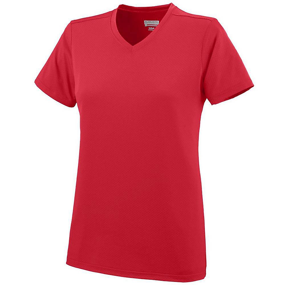 Augusta Ladies EXA Short Sleeve Pinhole Mesh T-shirt | Carolina-Made