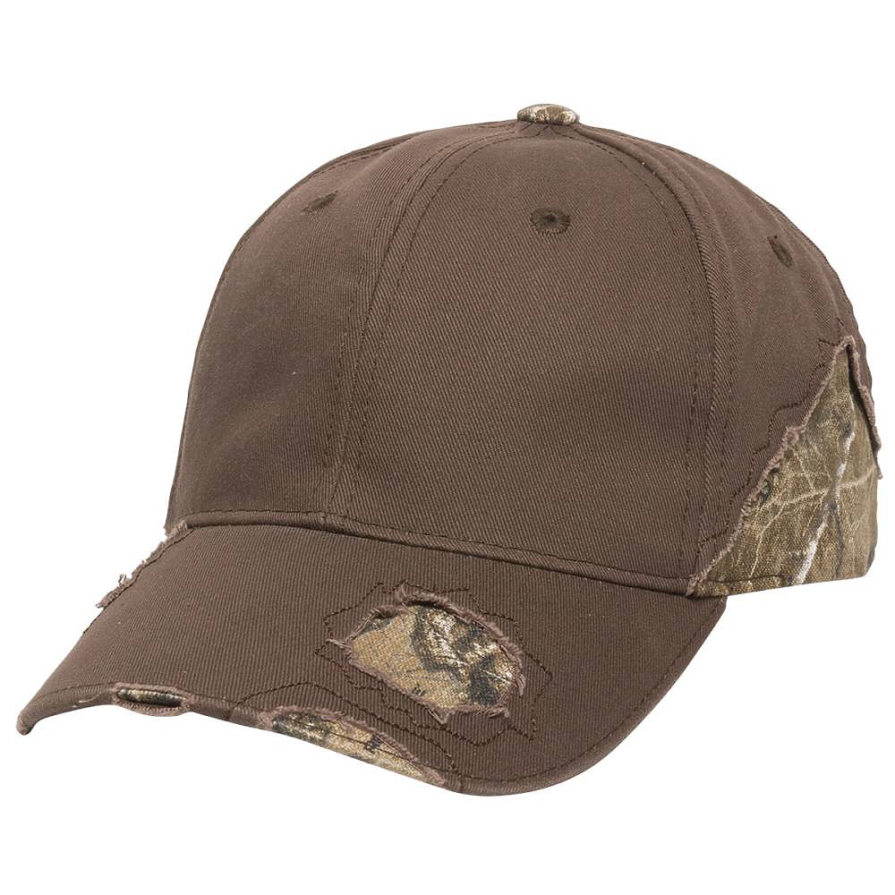 OUTDOOR CAP Frayed Cap with Camo | Carolina-Made