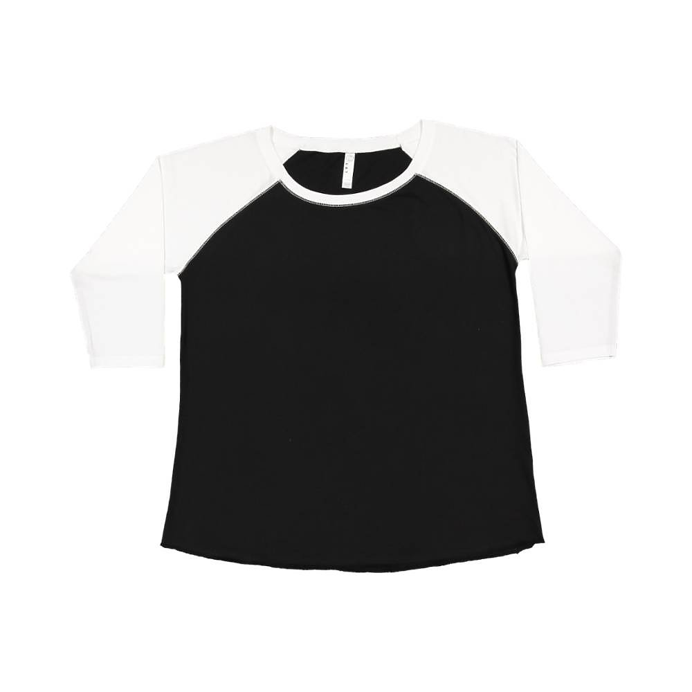 LAT Ladies Curvy Baseball Tee | Carolina-Made