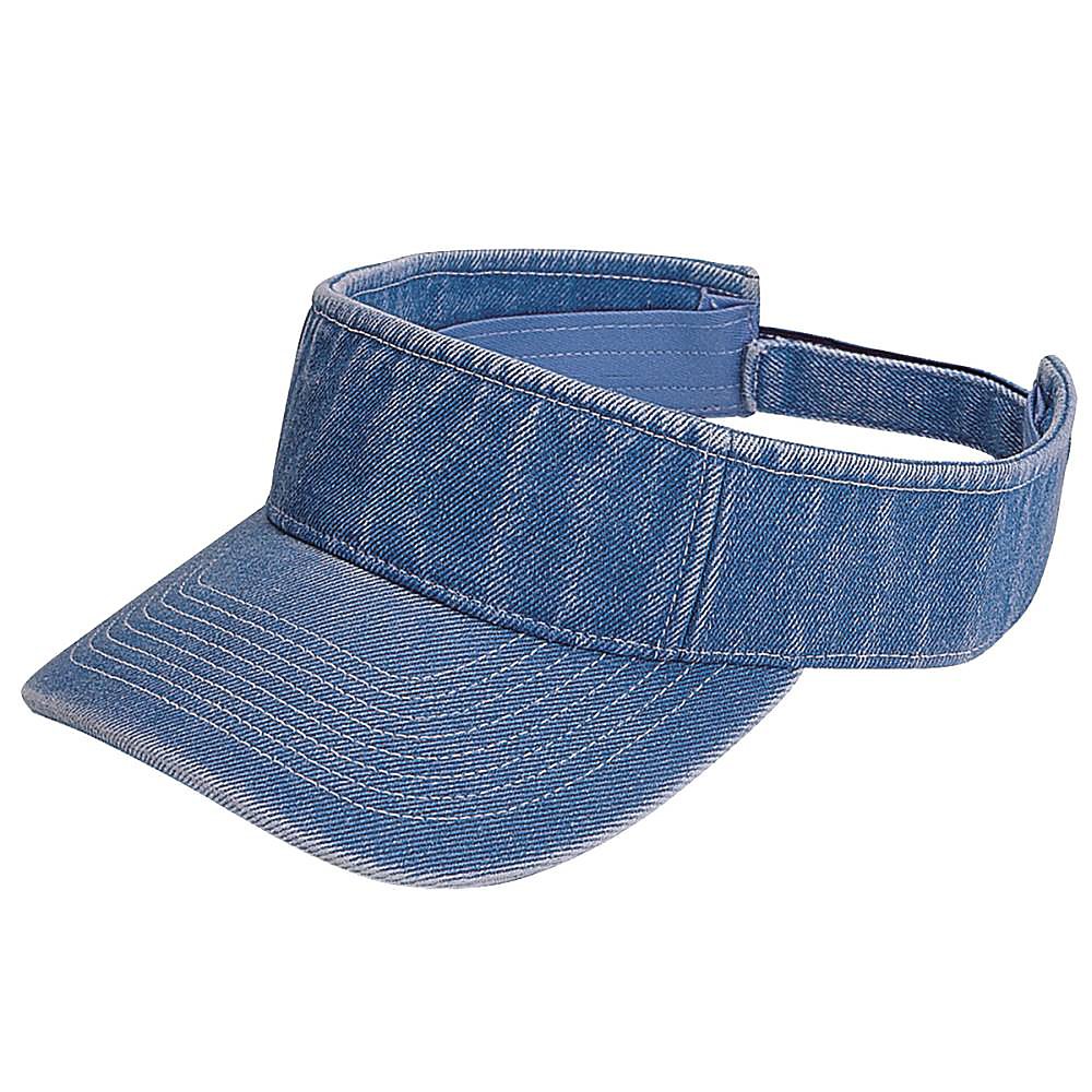 MEGA CAP Washed Denim Visor | Carolina-Made