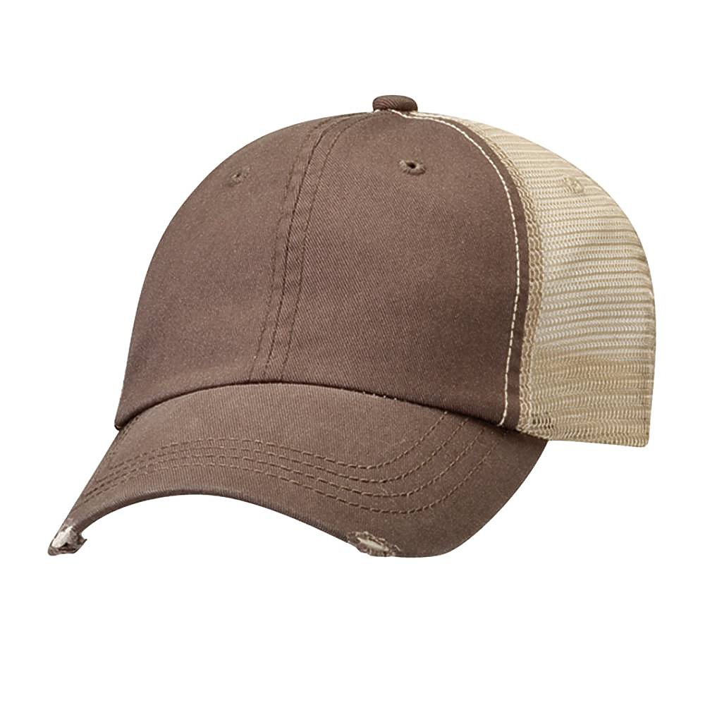MEGA CAP Organic Cotton Mesh with Frayed Visor | Carolina-Made