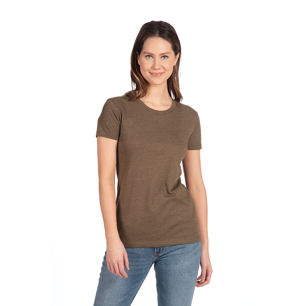 Next Level 4.3oz 60/40 Ladies CVC Crew T | Carolina-Made