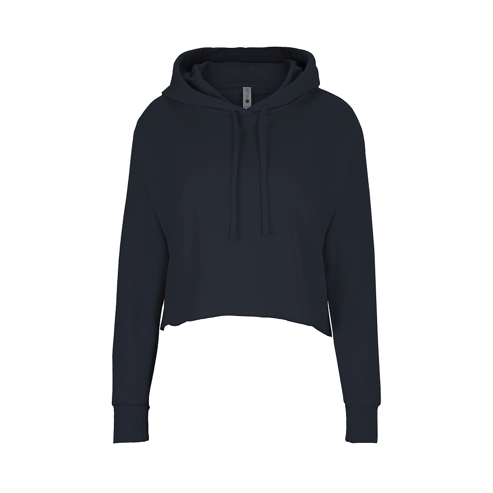 Next Level Women's Laguna Sueded Raw Edge Crop Hoodie | Carolina-Made