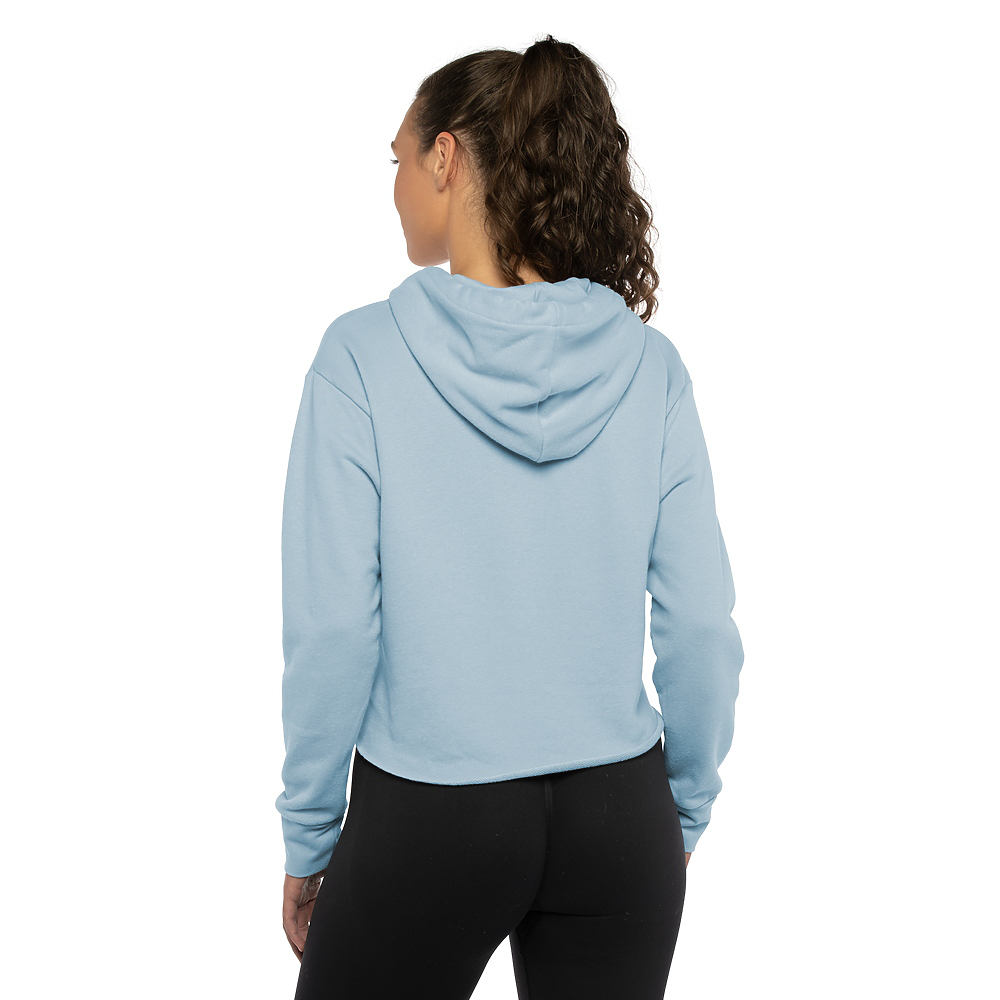 Next Level Women's Laguna Sueded Raw Edge Crop Hoodie | Carolina-Made