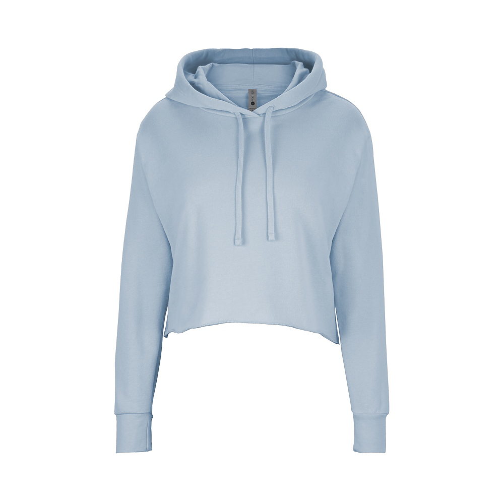 Next Level Women's Laguna Sueded Raw Edge Crop Hoodie | Carolina-Made