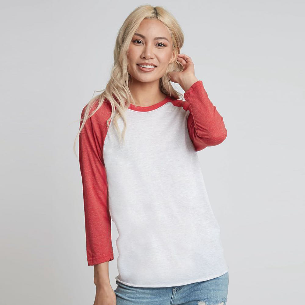 Next Level Tri-blend Unisex Raglan | Carolina-Made