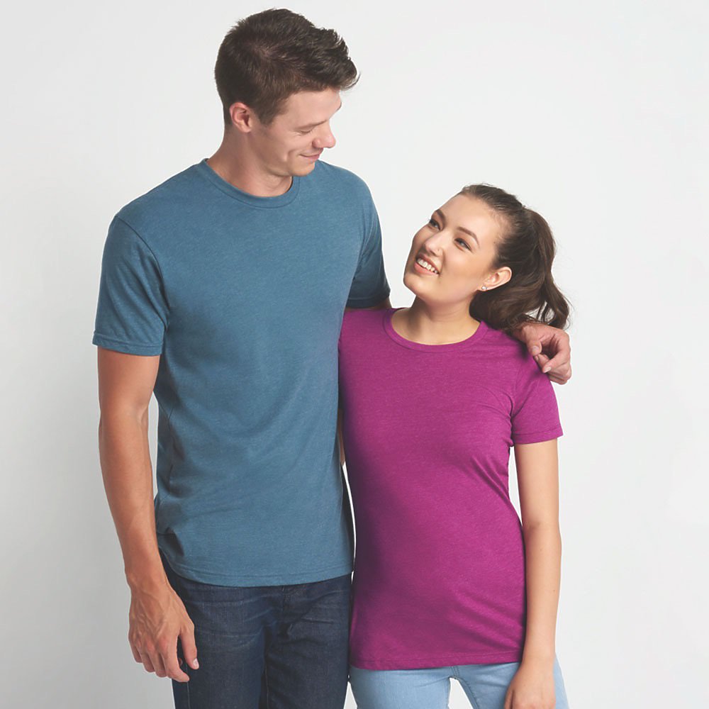 Next Level 4.3oz 60/40 Ladies CVC Crew T | Carolina-Made