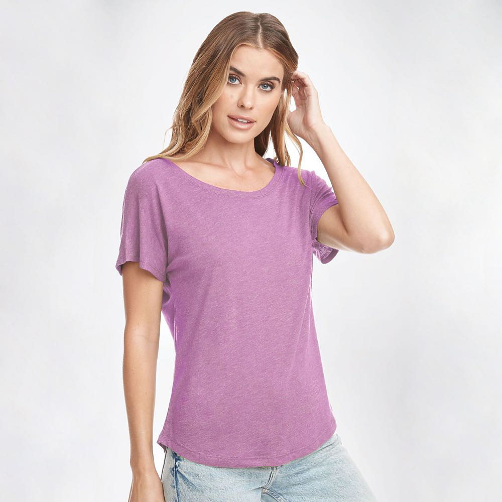 Next Level 4.3oz Tri Blend Dolman T | Carolina-Made